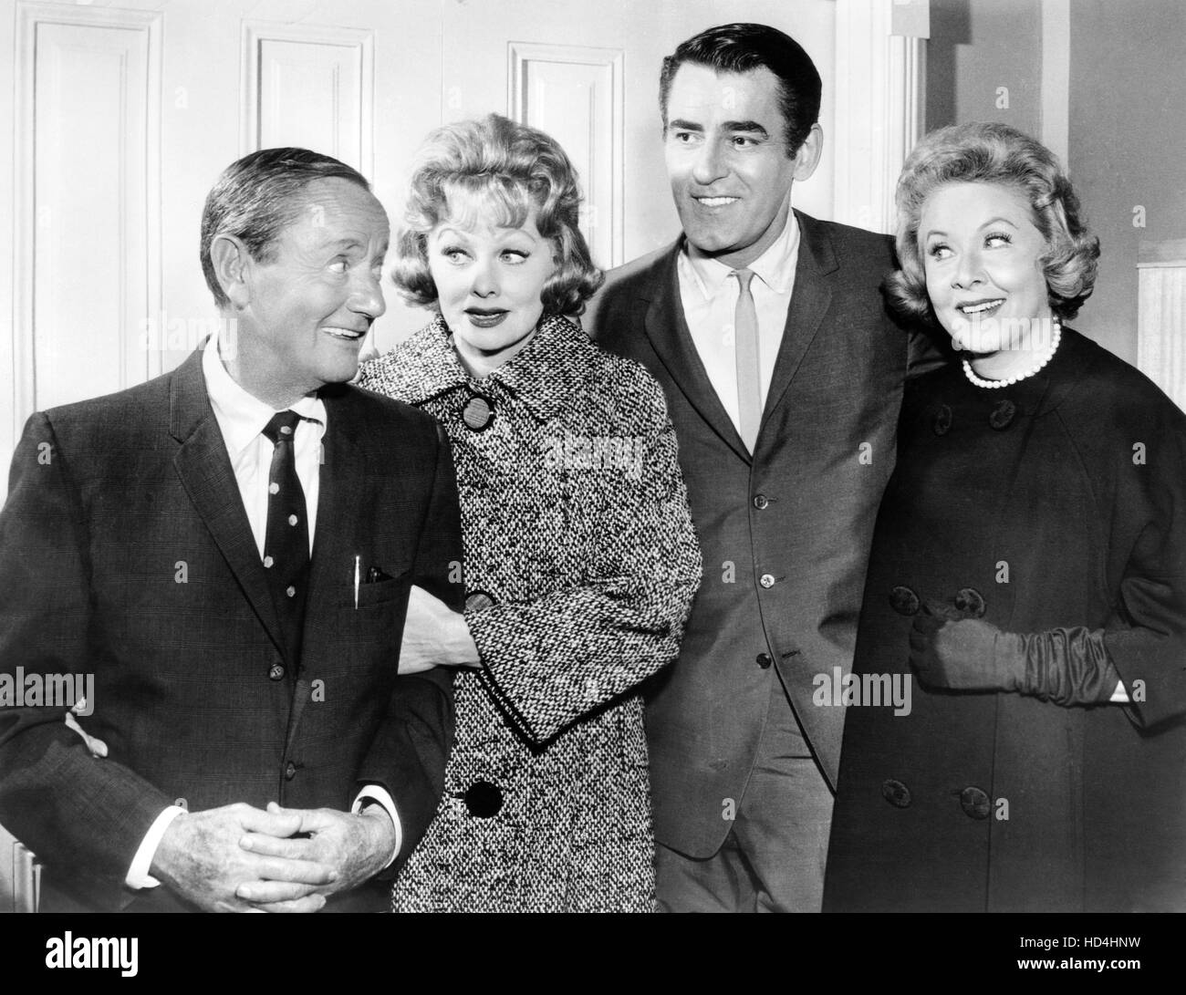 THE LUCY SHOW, Roscoe Karns, Lucille Ball, John Vivyan, Vivian Vance ...