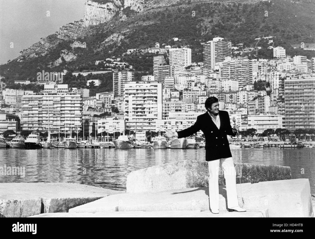 THE MIKE DOUGLAS SHOW, host Mike Douglas, in Monaco, (aired November ...