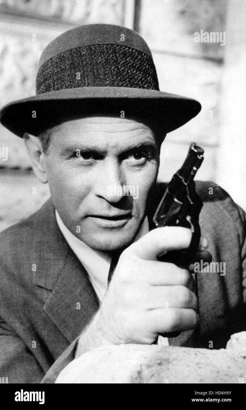 MIKE HAMMER, Darren McGavin, 1957-59 Stock Photo - Alamy