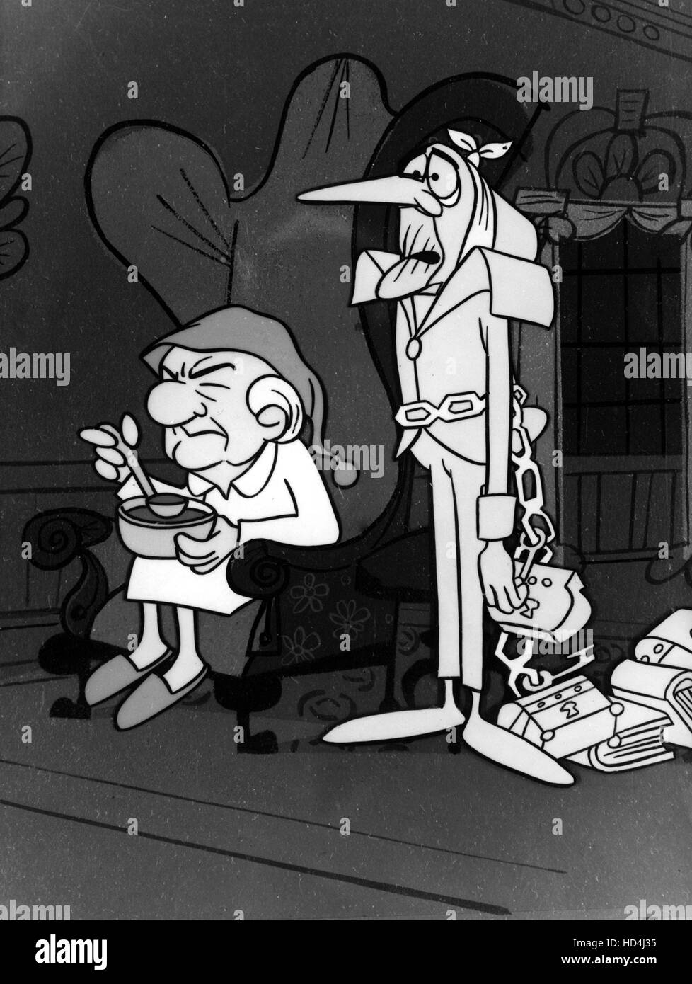 MR. MAGOO'S CHRISTMAS CAROL, Mr. Magoo as Ebenezer Scrooge, Marley's ...