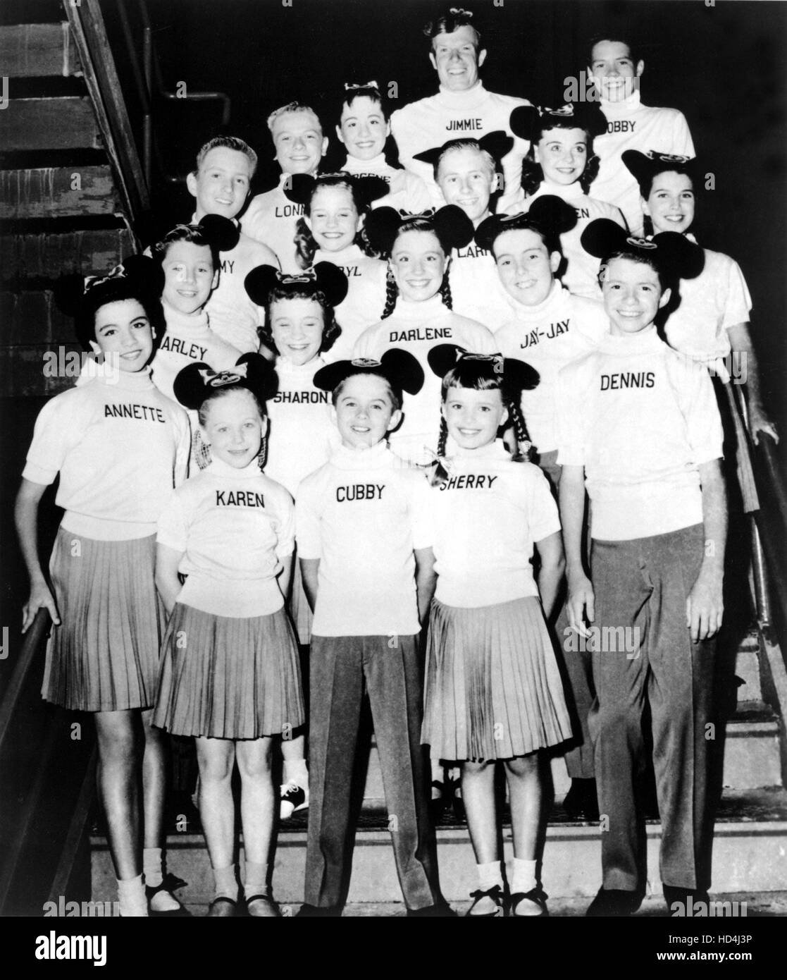 MICKEY MOUSE CLUB, (1st row, L-R) Annette Funicello, Karen Pendleton ...