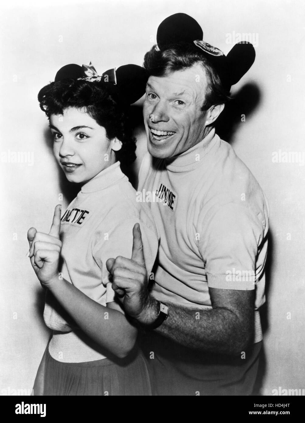 THE MICKEY MOUSE CLUB, Annette Funicello, Jimmie Dodd, 1955-59 Stock ...
