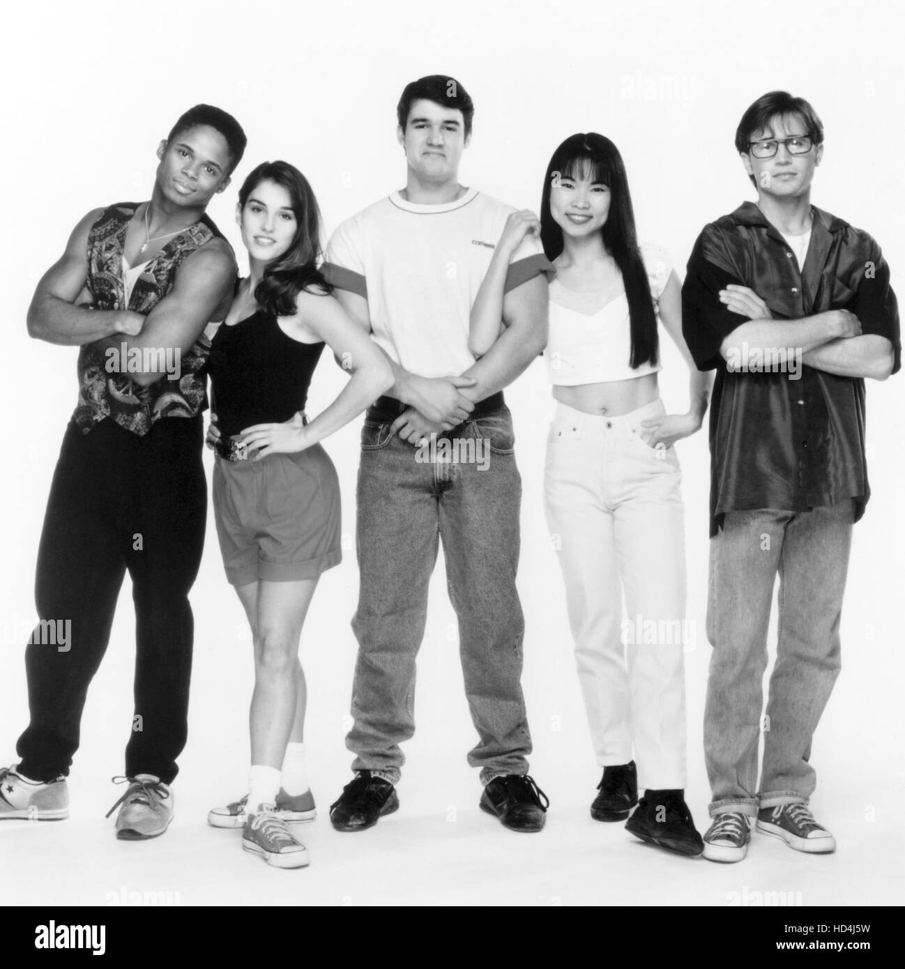 MIGHTY MORPHIN POWER RANGERS, (from left): Walter Jones, Amy Jo Johnson ...