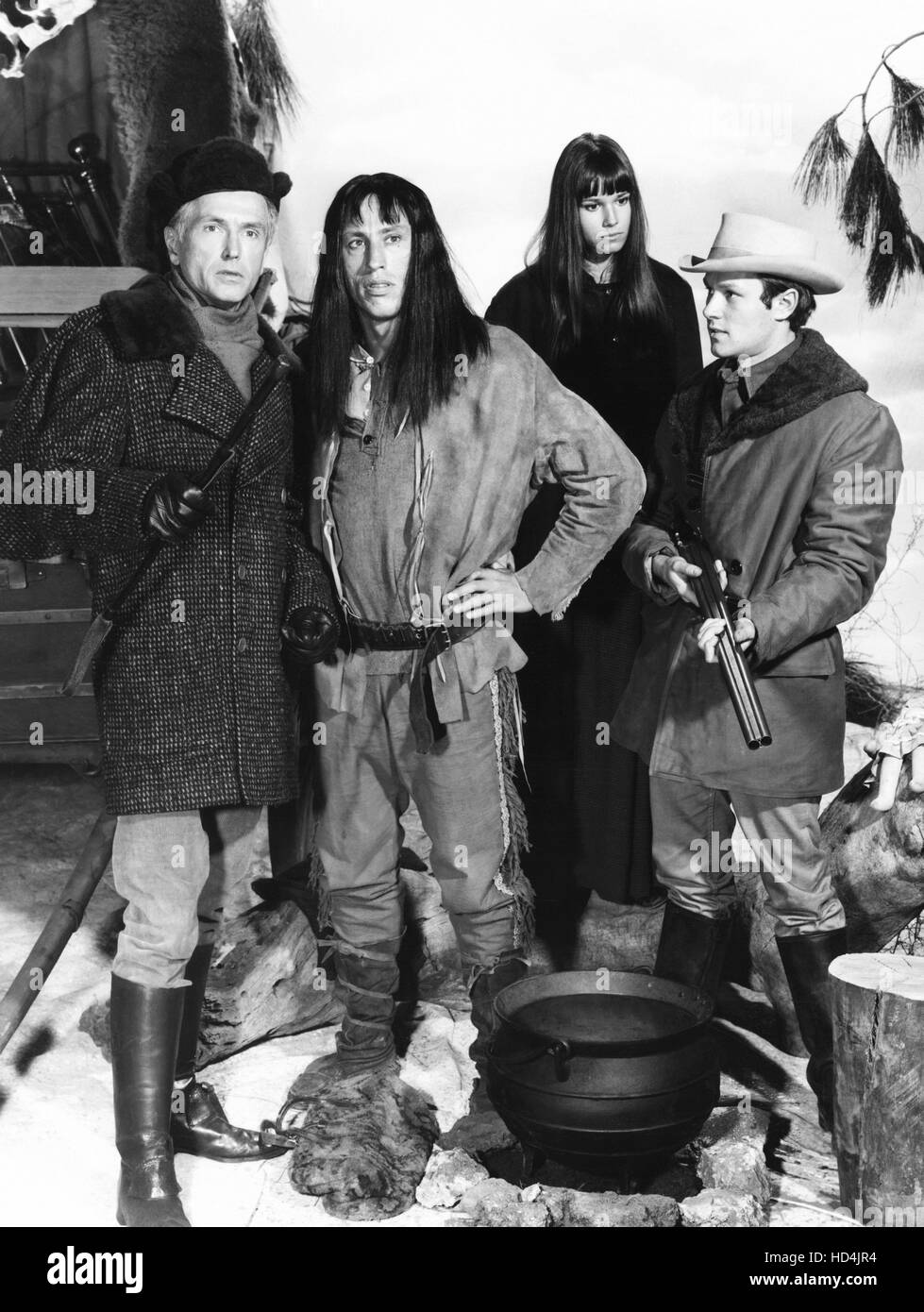 THE MONROES, from left: Liam Sullivan, Ron Soble, Barbara Hershey ...