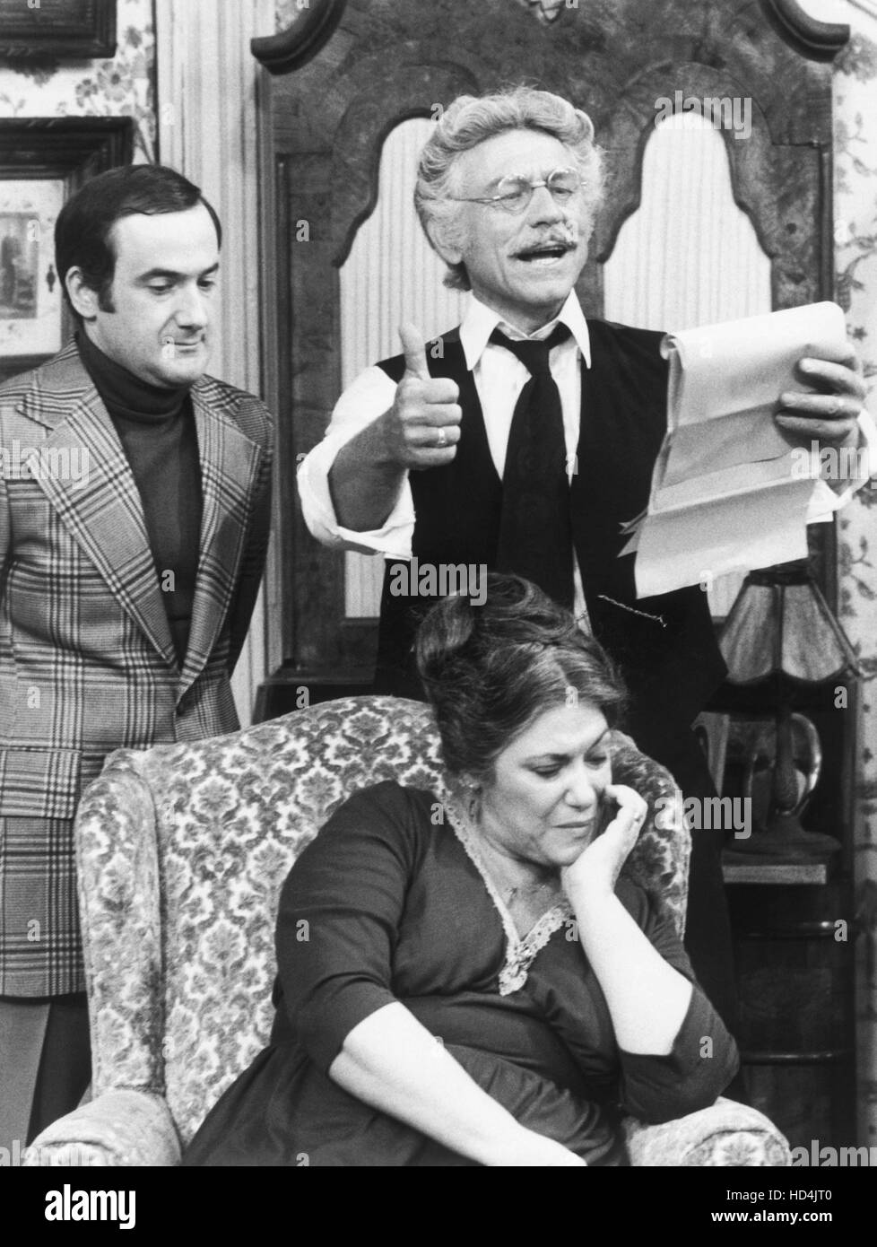 THE MONTEFUSCOS, standing from left: Ron Carey, Joe Sirola, sitting ...