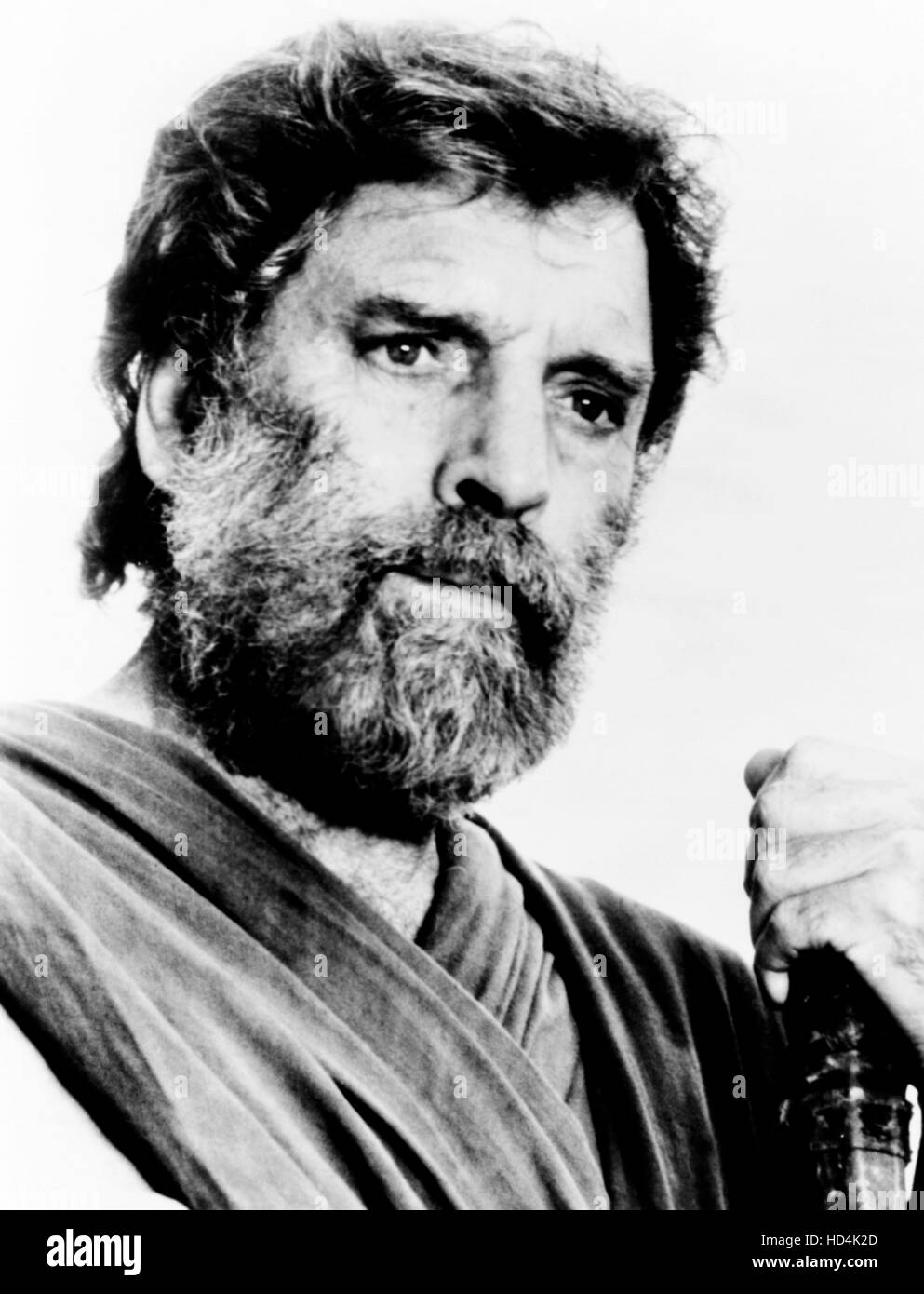 MOSES THE LAWGIVER, Burt Lancaster, (6 parts, aired 1974 Stock Photo ...