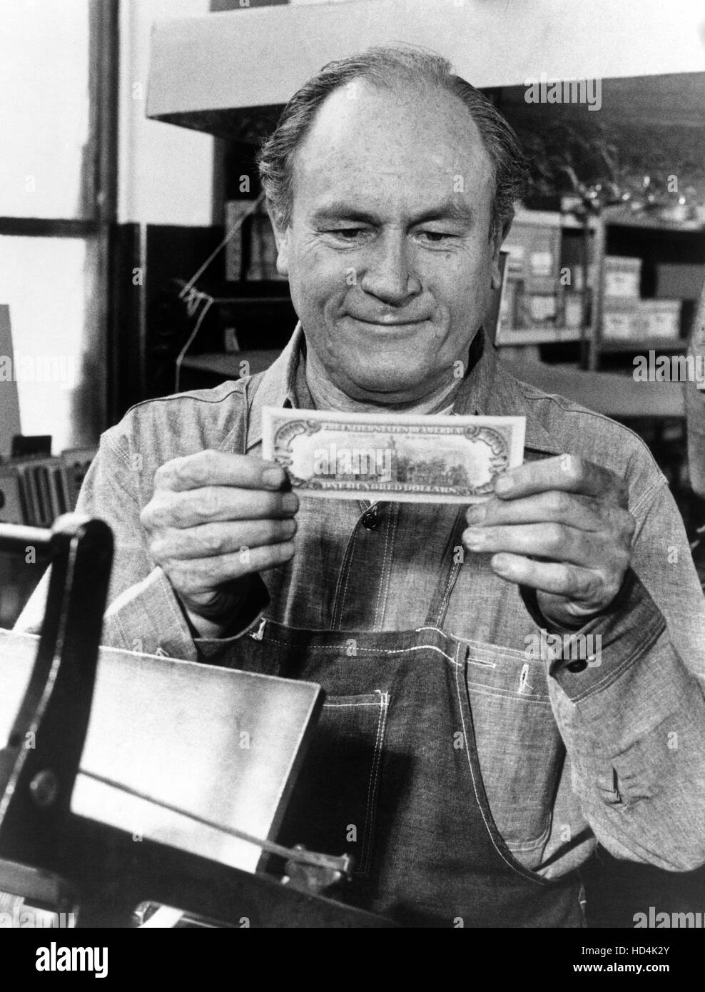 MONEY TO BURN, E.G. Marshall, 1973 Stock Photo - Alamy