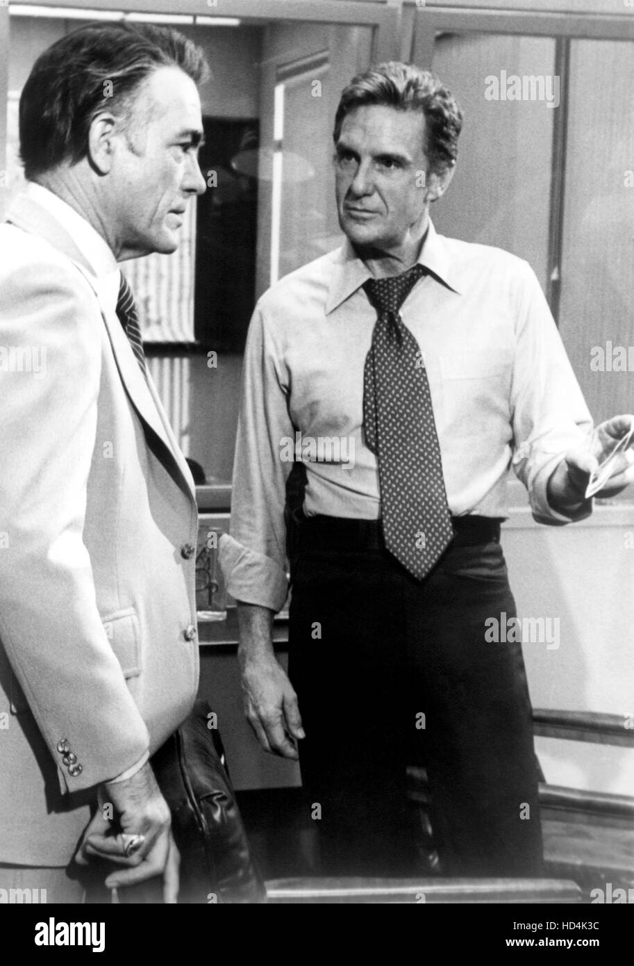 MOST WANTED, from left: Carl Betz, Robert Stack in 'The Hit Men ...