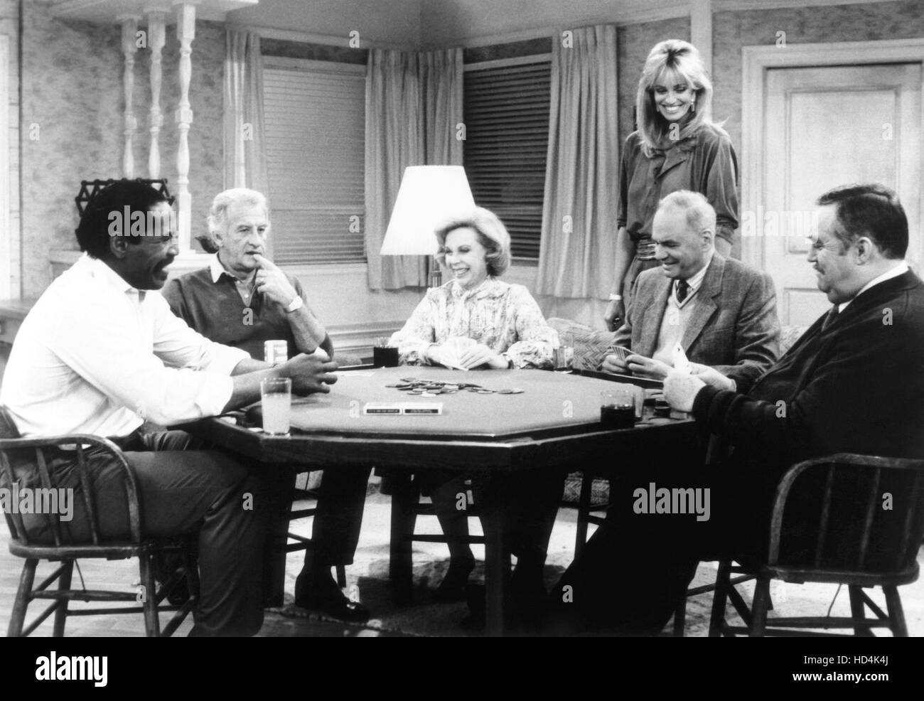 MR. BELVEDERE, seated from left: Bubba Smith, Bob Uecker, Dr. Joyce ...