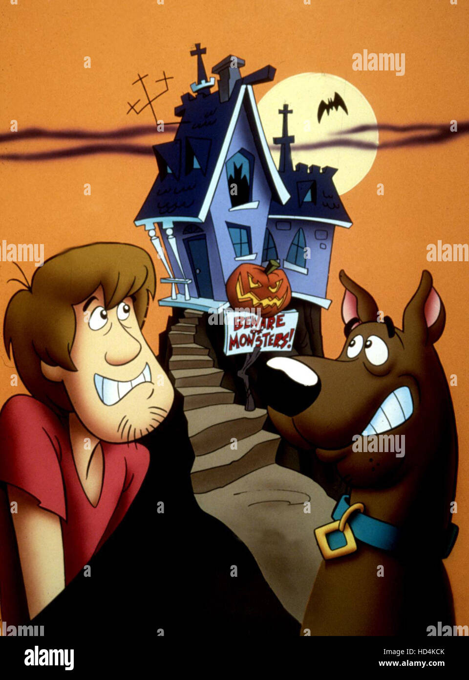 SCOOBY DOO, Shaggy, Scooby at haunted house, 1969-1985 Stock Photo - Alamy
