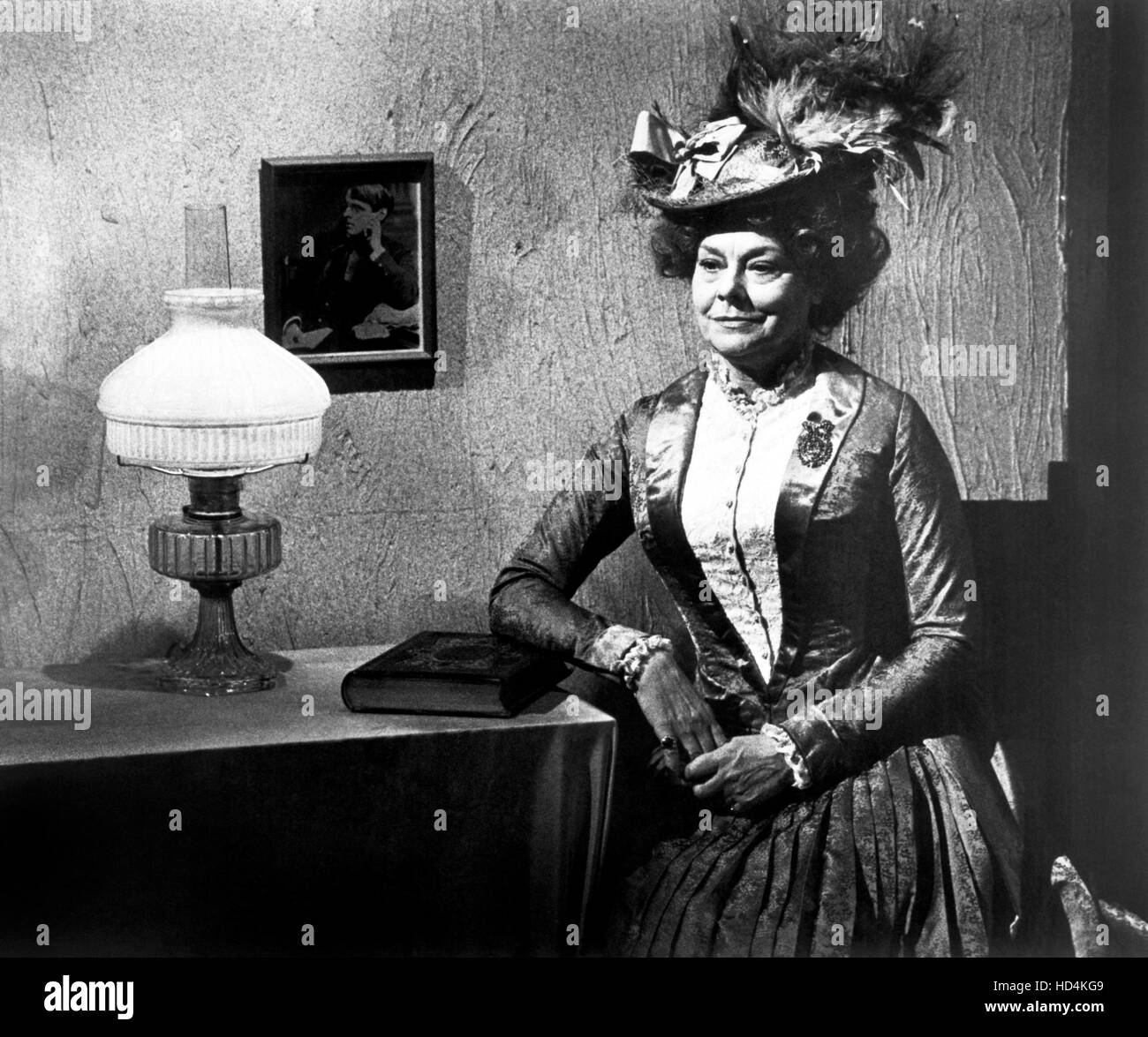 ANYONE FOR TENNYSON?, William Butler Yeats (in photograph), Irene Worth (as Maud Gonne), (1978 ...