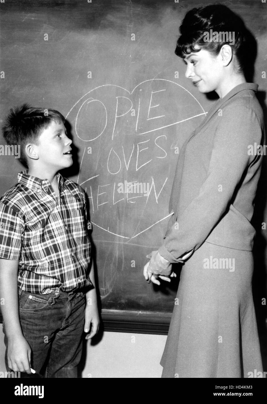 ANDY GRIFFITH SHOW, Ron Howard, Aneta Corsaut, in the Season 5 episode ...