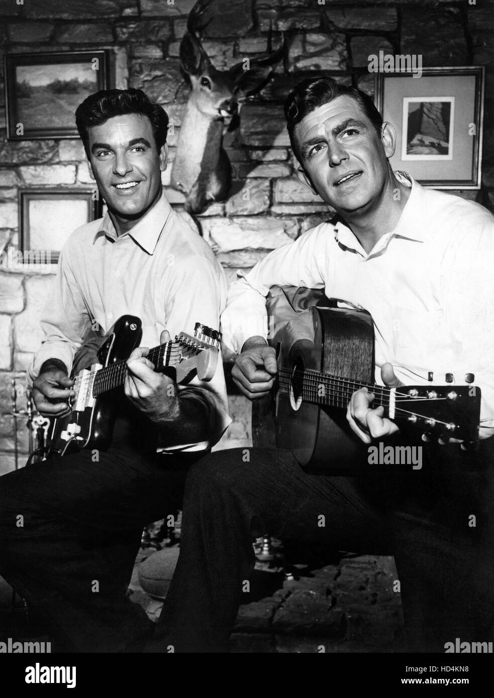 THE ANDY GRIFFITH SHOW, James Best, Andy Griffith,'The Guitar Player ...