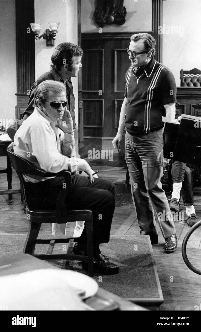 THE ANDERSONVILLE TRIAL, front to back: Richard Basehart, William ...