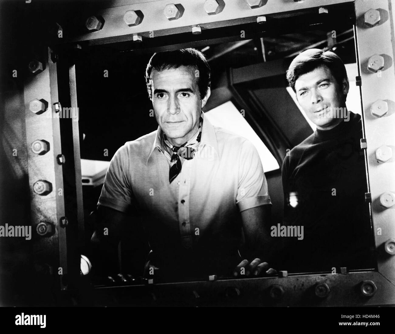 THE AQUARIANS, from left: Ricardo Montalban, Tom Simcox, 1970 Stock ...