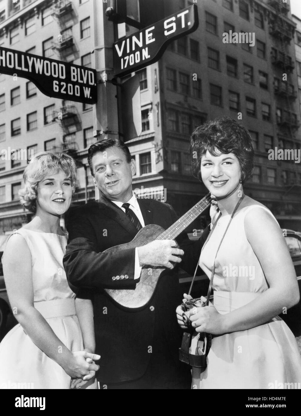 ARTHUR GODFREY IN HOLLYWOOD, Arthur Godfrey with daughters Lee and Lori ...