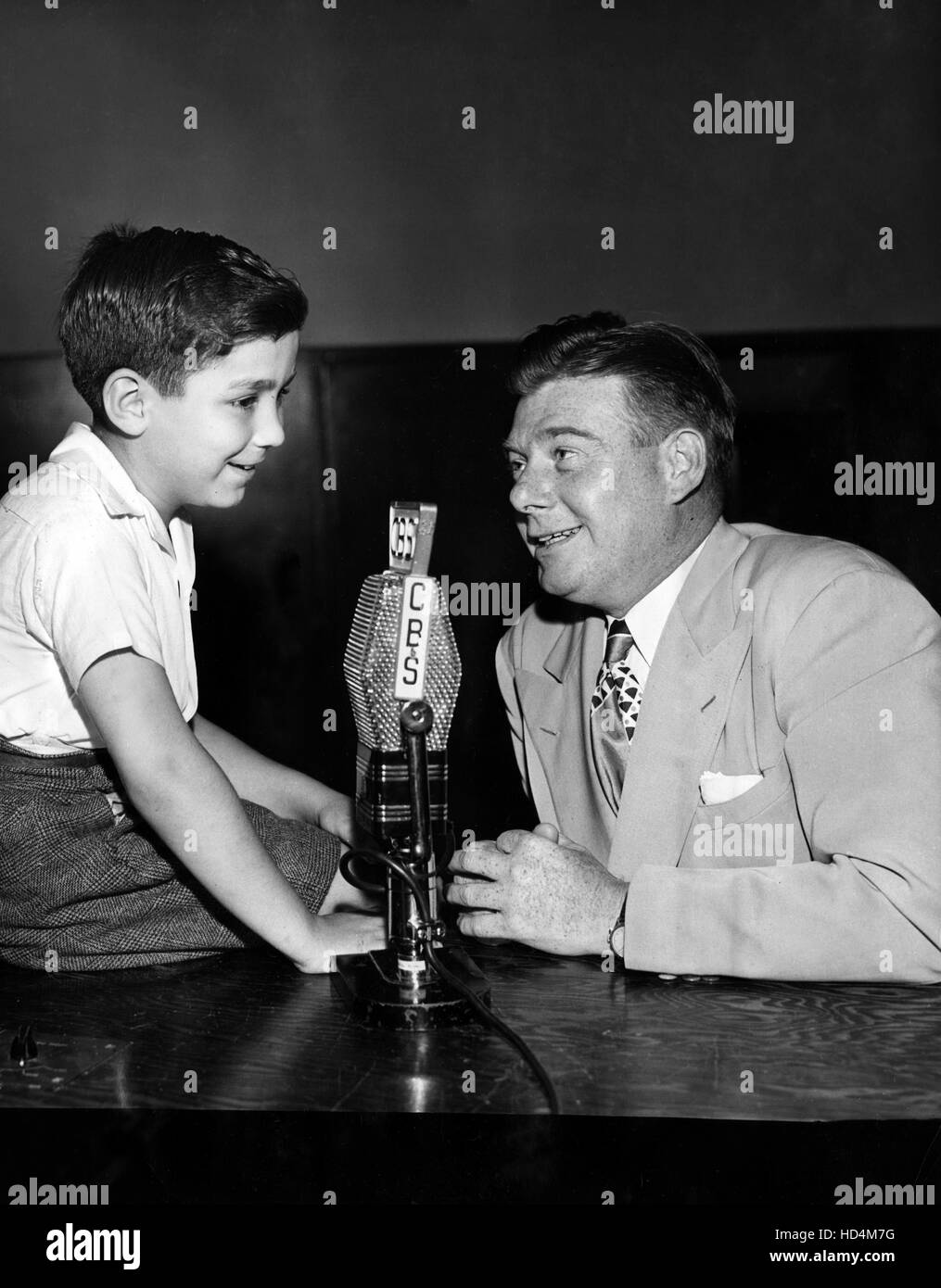 ARTHUR GODFREY'S TALENT SCOUTS, Arthur Godfrey, congratulates Roger ...