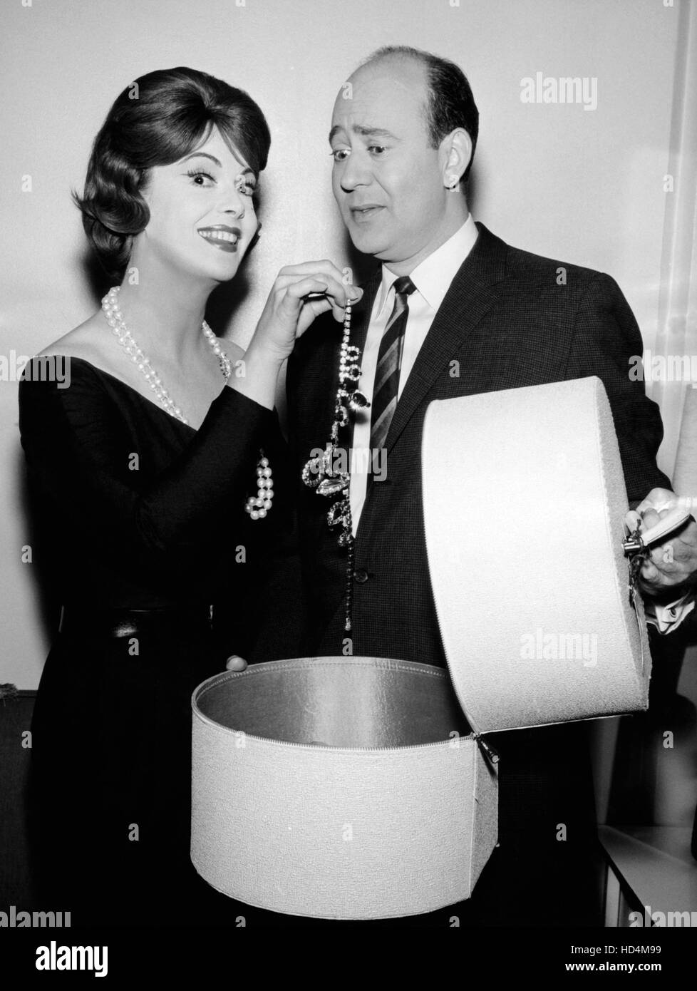 THE ART LINKLETTER SHOW, Jayne Meadows, Carl Reiner, 1963 Stock Photo ...