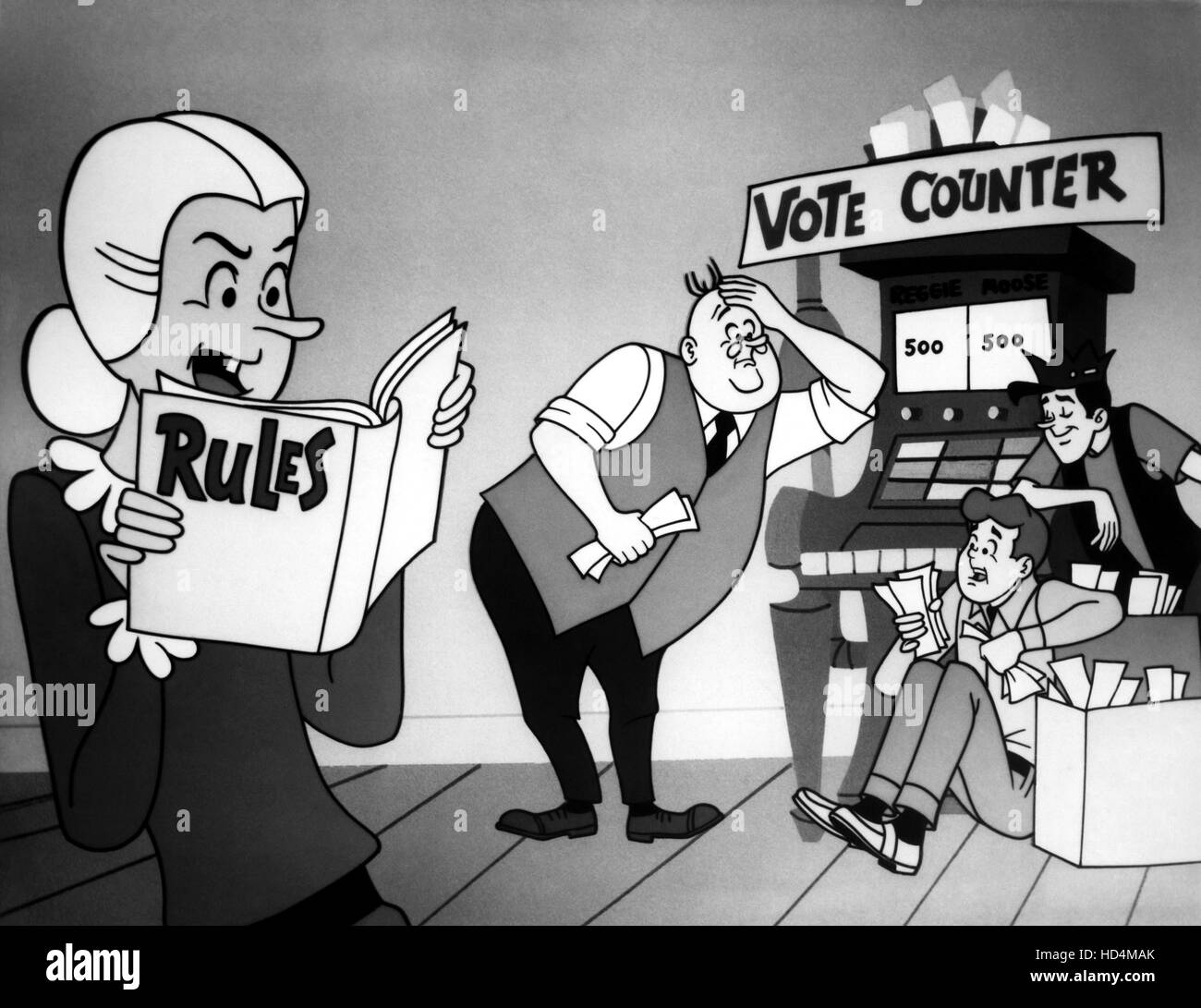 THE ARCHIE SUGAR, SUGAR, JINGLE JANGLE SHOW, from left: Miss Grundy, Mr ...