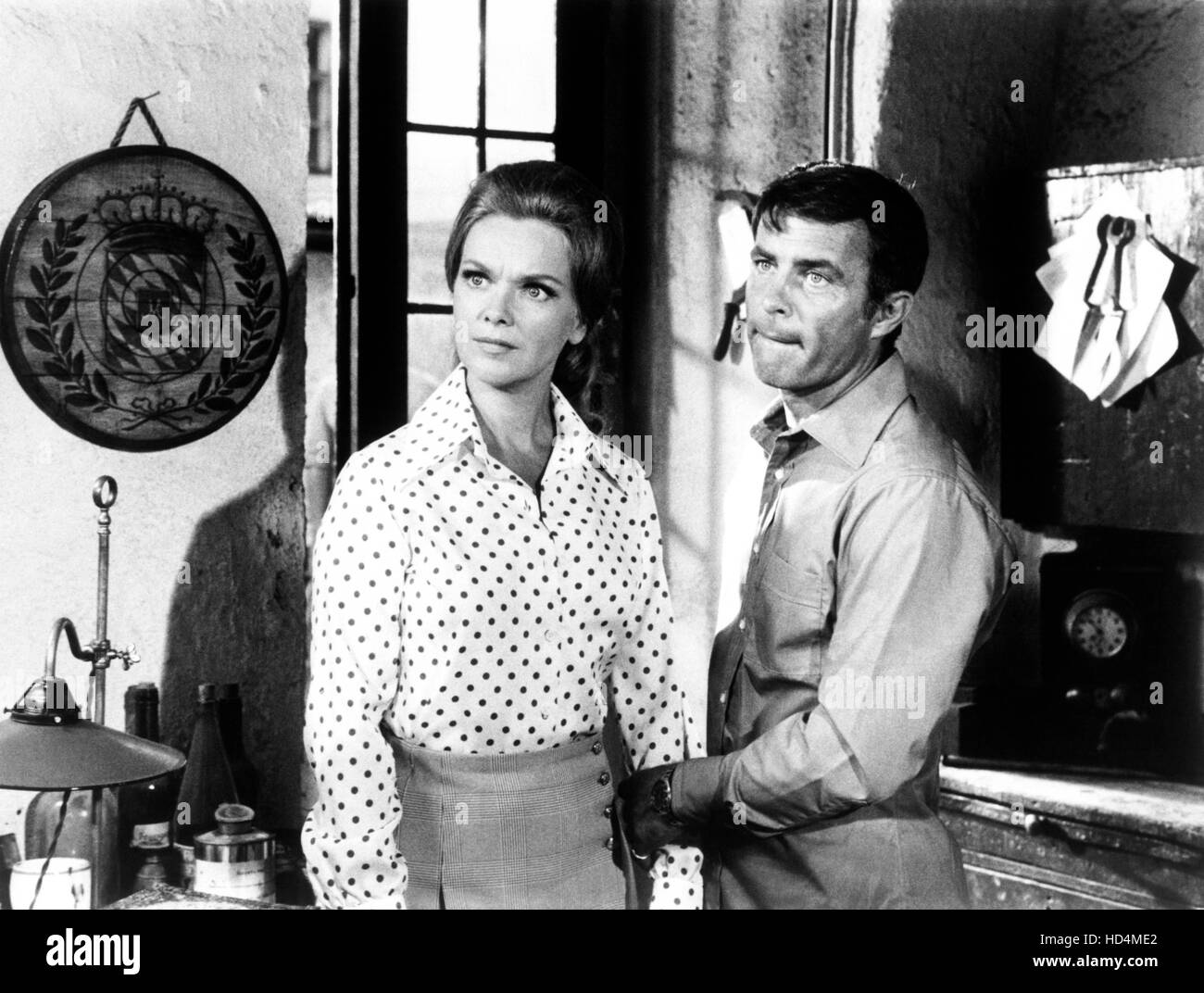 ASSIGNMENT VIENNA, (from left): Anne Francis, Robert Conrad, 'Queen's ...