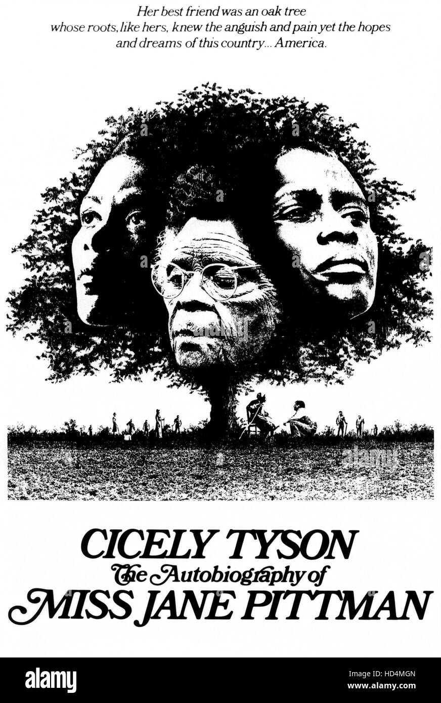 THE AUTOBIOGRAPHY OF MISS JANE PITTMAN, center: Cicely Tyson, 1974 ...