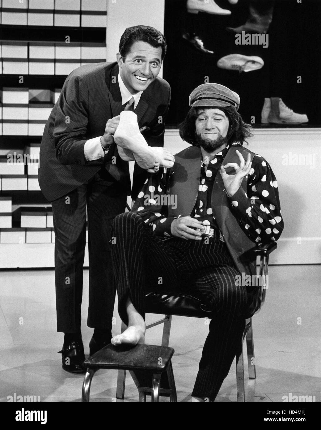 AWAY WE GO, Buddy Greco, George Carlin, CBS-TV, 1967 Stock Photo - Alamy