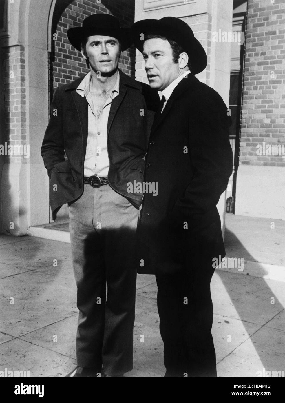 BARBARY COAST, from left: Dennis Cole, William Shatner, 1975-76 Stock ...