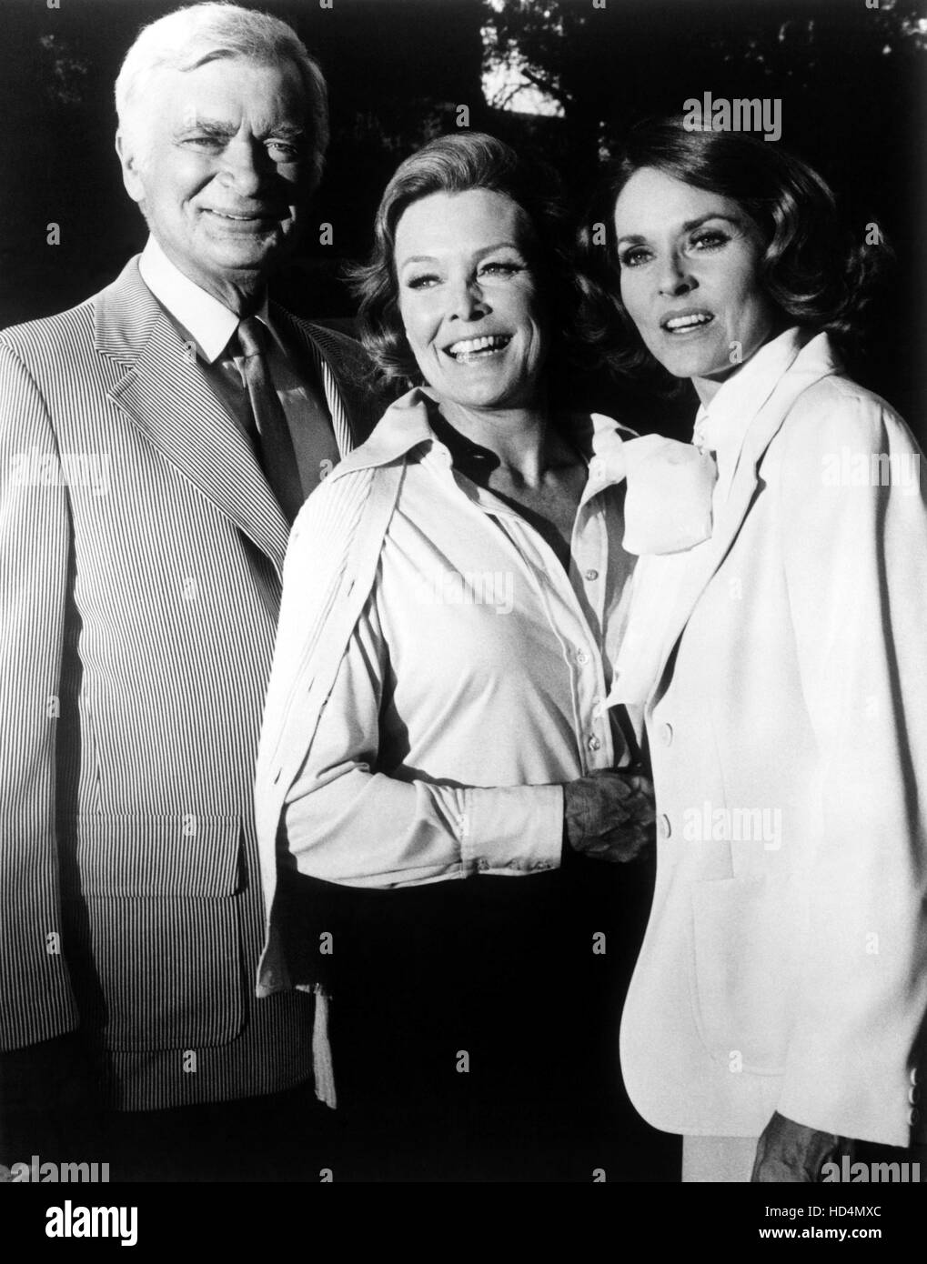BARNABY JONES, from left: Buddy Ebsen, Frances Bergen, Lee Meriwether ...