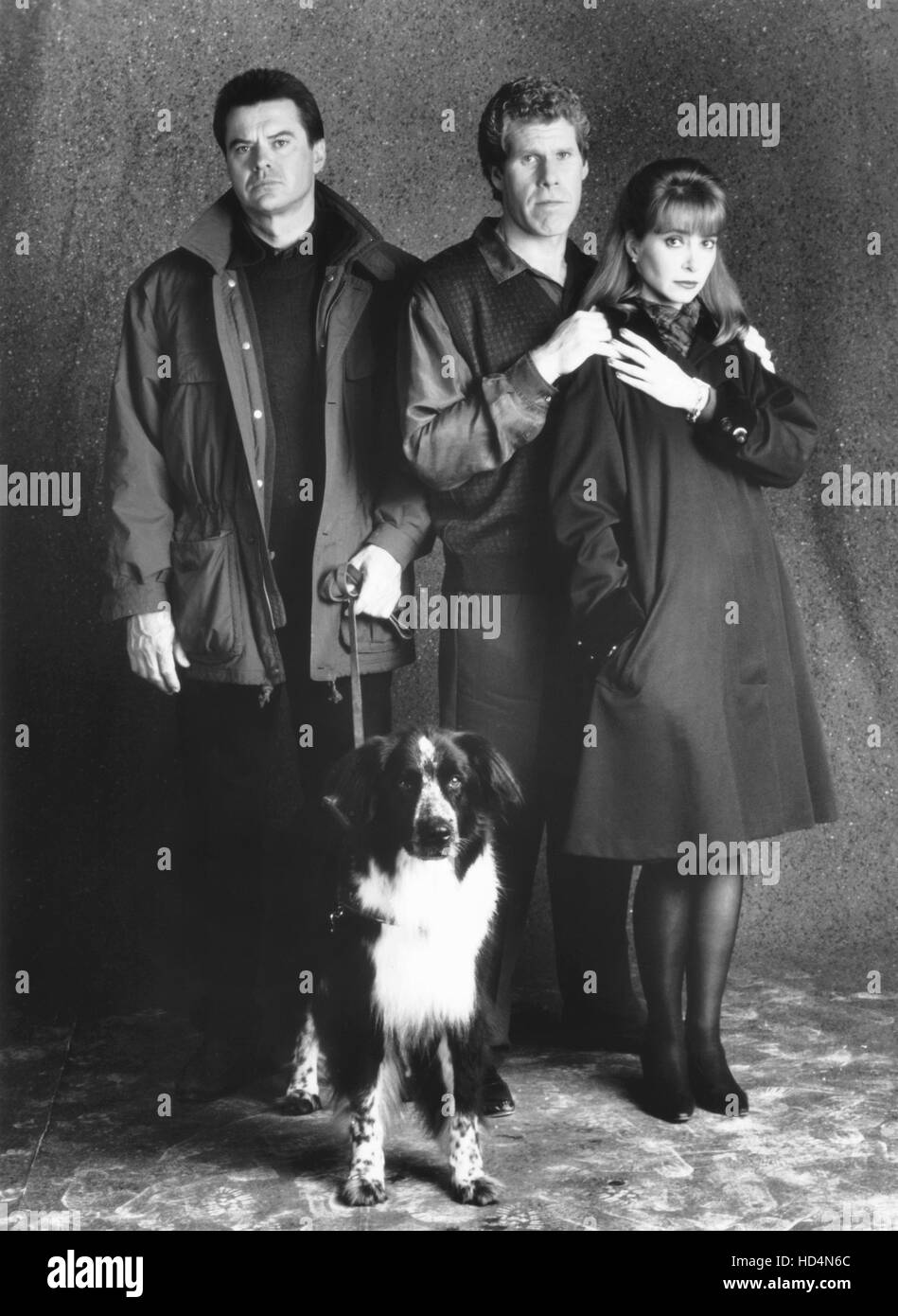 BLIND MAN'S BLUFF, from left: Robert Urich, Ron Perlman, Lisa Eilbacher ...