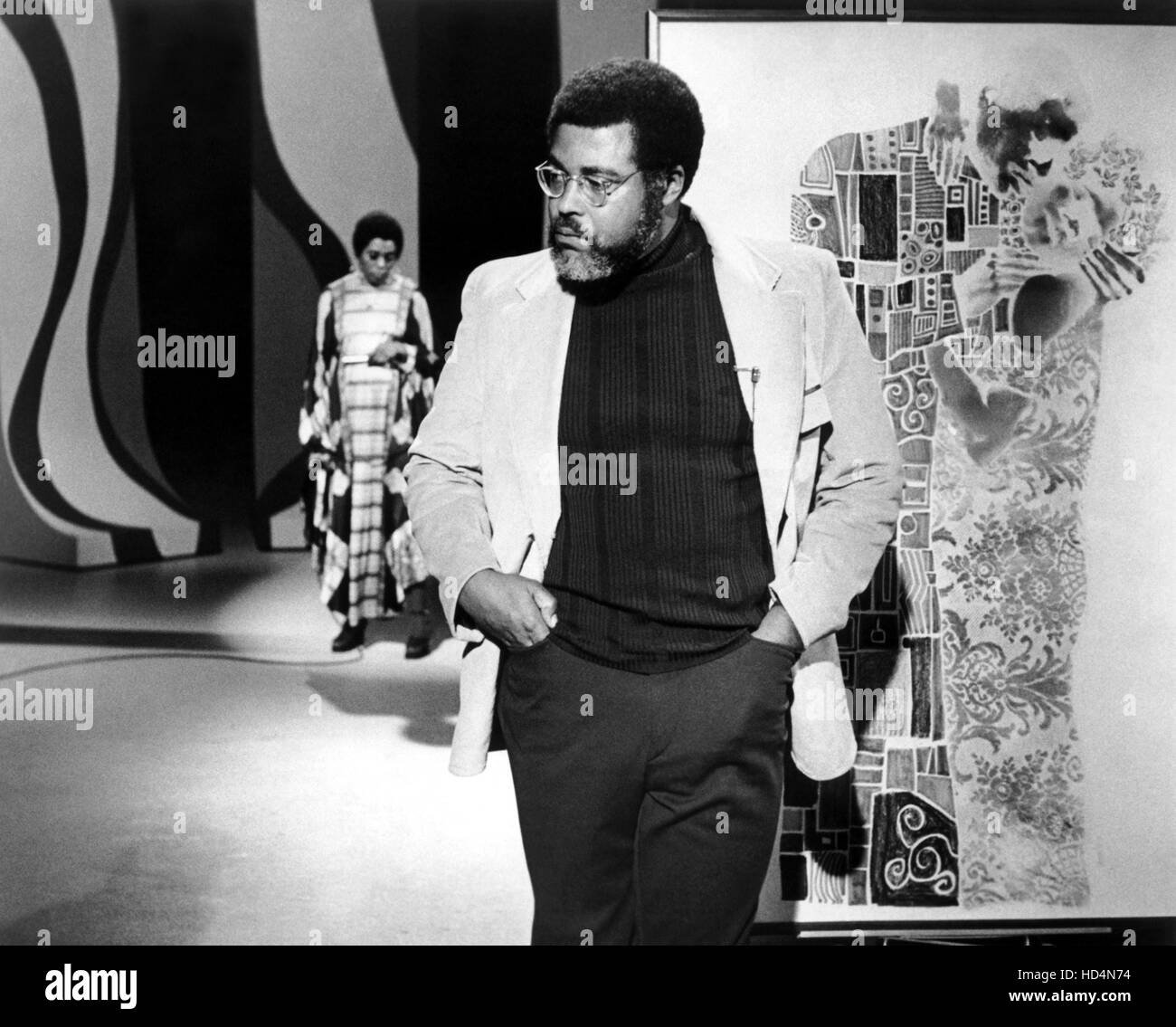 BLACK OMNIBUS, left rear: Maxine Weldon, front: James Earl Jones, 1973 ...
