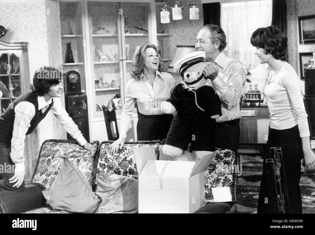 BLESS THIS HOUSE, from left: Robin Stewart, Diana Coupland, Sid James ...