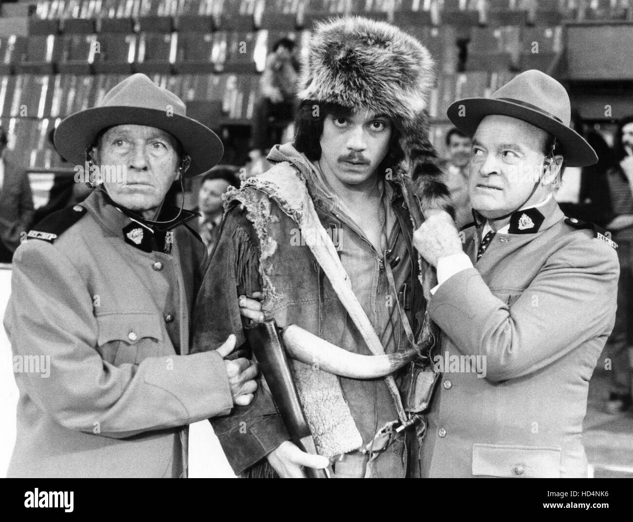 THE BOB HOPE SHOW, from left, Bing Crosby, Freddie Prinze, Bob Hope ...