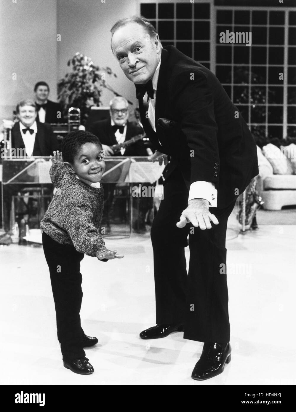 THE BOB HOPE CHRISTMAS SHOW, from left: Emmanuel Lewis, Bob Hope ...