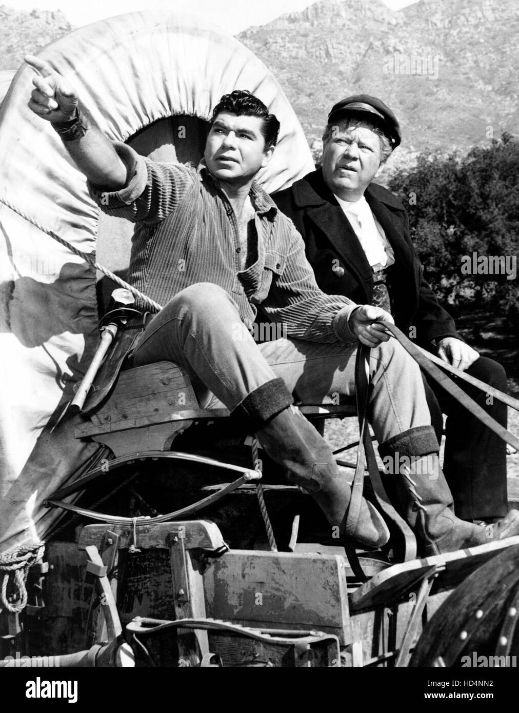 BONANZA, from left, Claude Akins, Edgar Buchanan, 'Sam Hill,' aired ...
