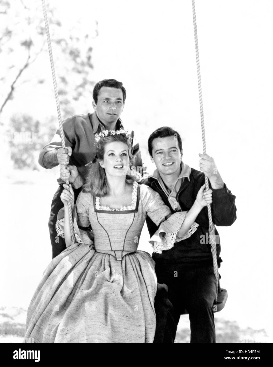 BRIGADOON, Peter Falk, Sally Ann Howes, Robert Goulet, 1966 Stock Photo - Alamy
