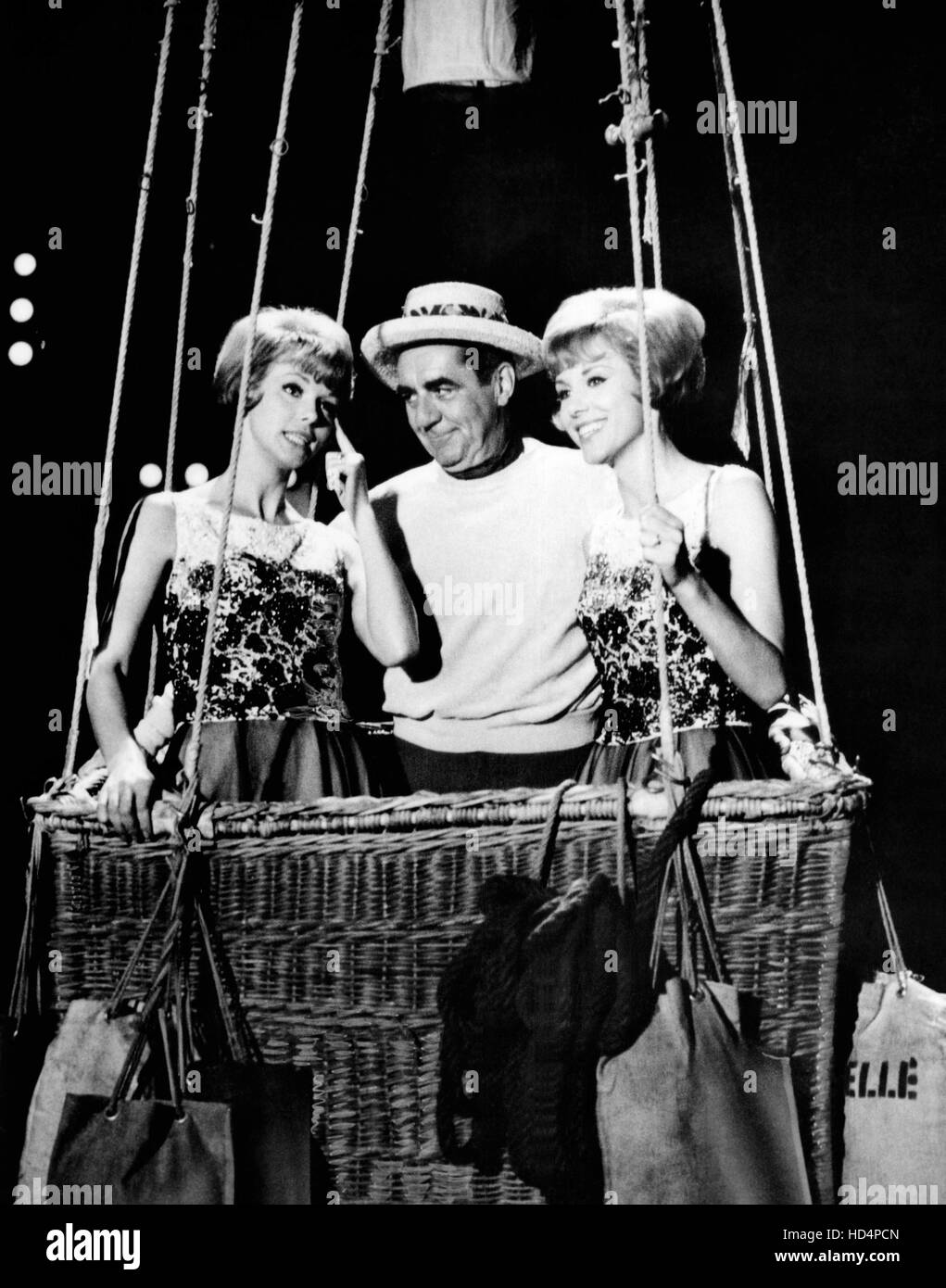 CONTINENTAL SHOWCASE, Jim Backus (center), with the Kessler Twins ...