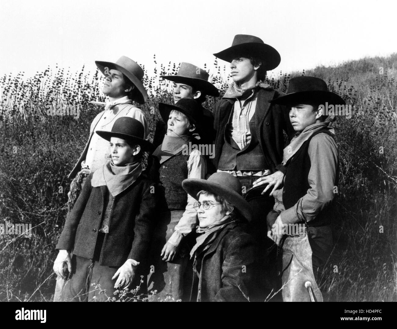 THE COWBOYS, clockwise from bottom center: Kerry MacLane, Mitch Brown ...