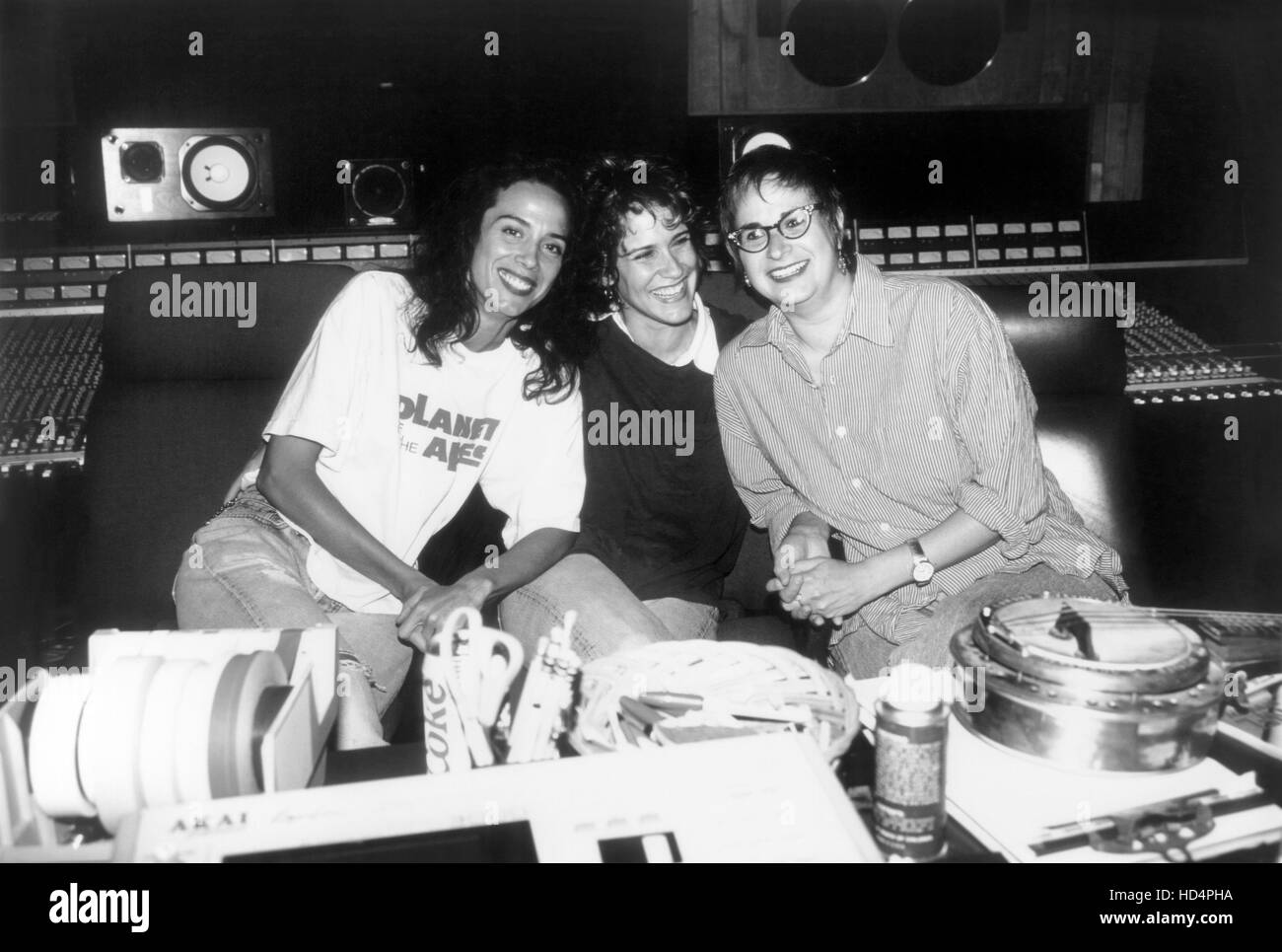 THE CREW, (from left): Lisa Coleman (theme song co-writer, composer ...