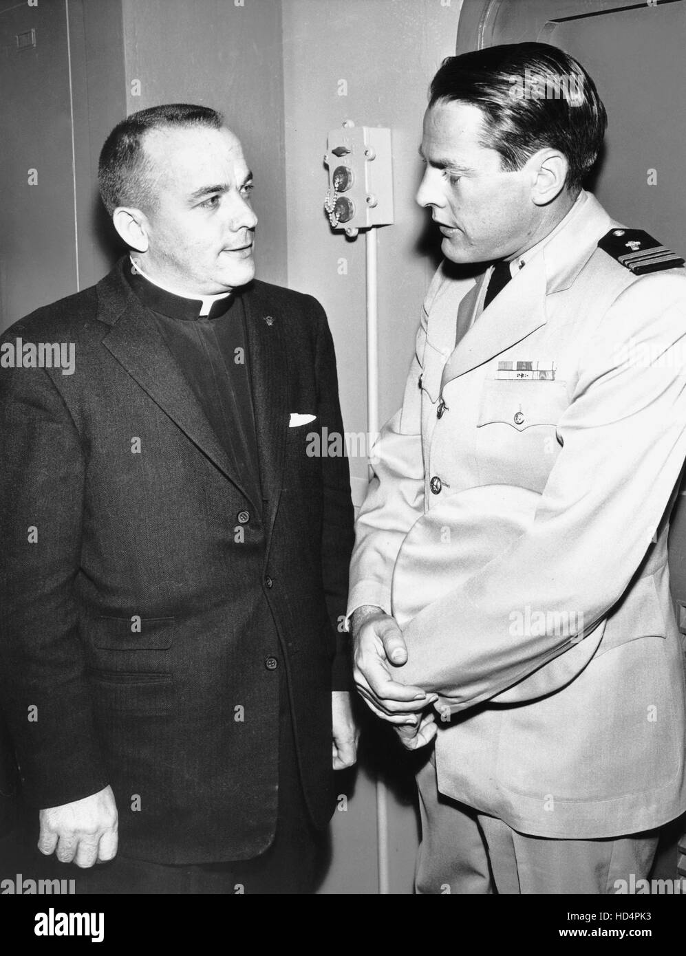 CROSSROADS, from left: Rev. William J. Menster, Kevin McCarthy who ...