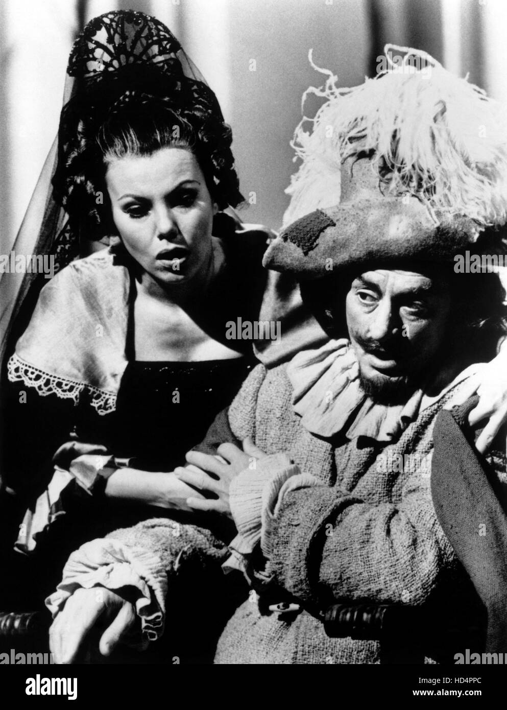CYRANO DE BERGERAC, from left: Marsha Mason, Peter Donat, 1972 Stock ...