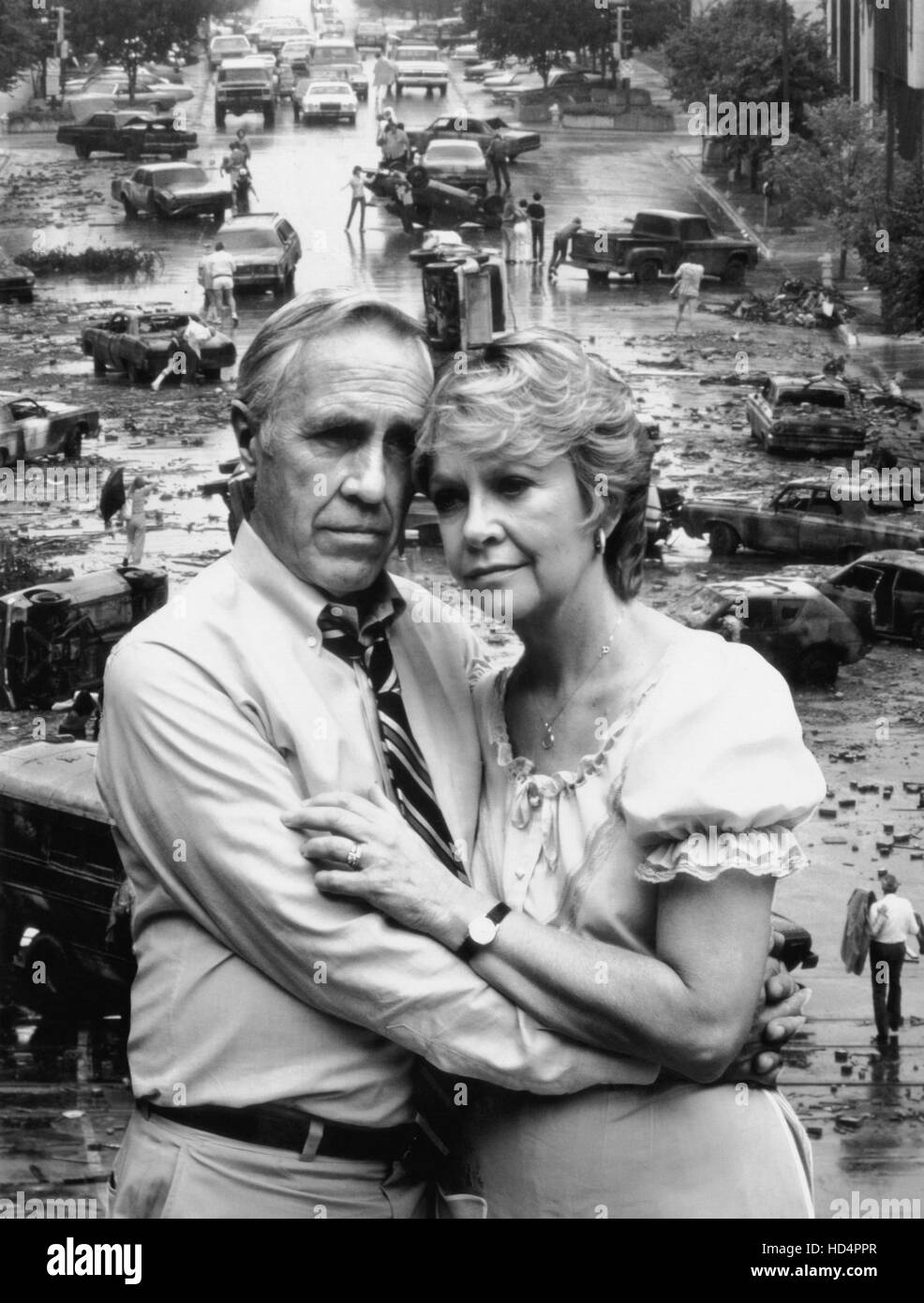 THE DAY AFTER, from left, Jason Robards, Jr., Georgann Johnson, aired ...