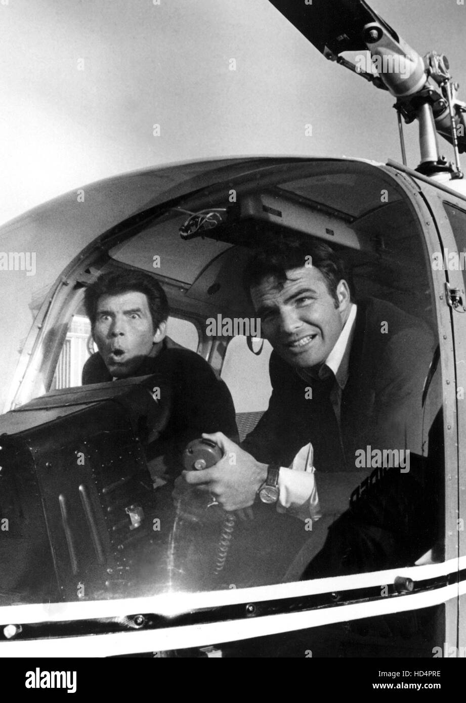 DAN AUGUST, Ned Romero, Burt Reynolds, 1970-71 Stock Photo - Alamy
