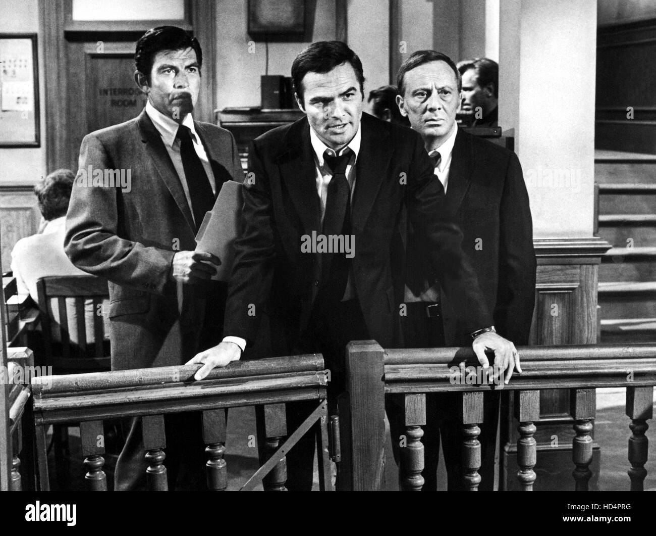 DAN AUGUST, Ned Romero, Burt Reynolds, Norman Fell, 1970-71 Stock Photo ...