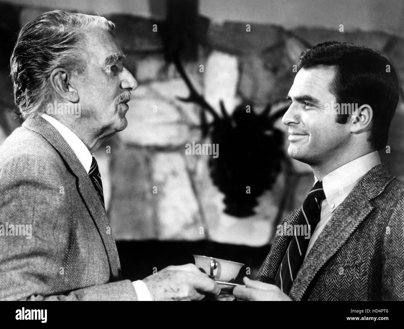DAN AUGUST, from left: Walter Pidgeon, Burt Reynolds in 'The Law ...