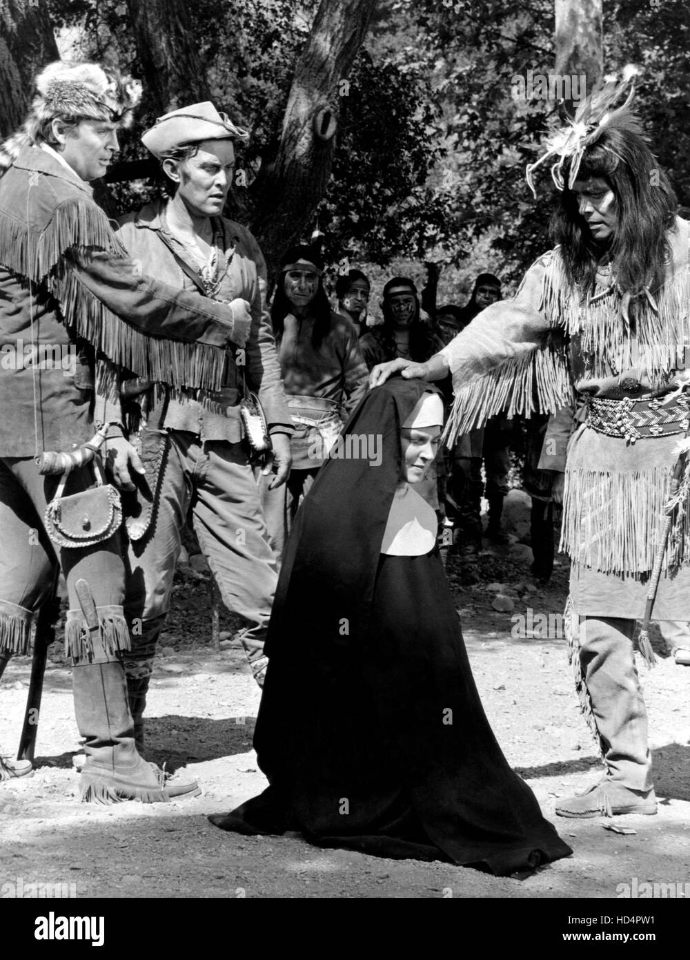 DANIEL BOONE, Fess Parker, Jimmy Dean, Mariette Hartley, Carlos Rivas ...