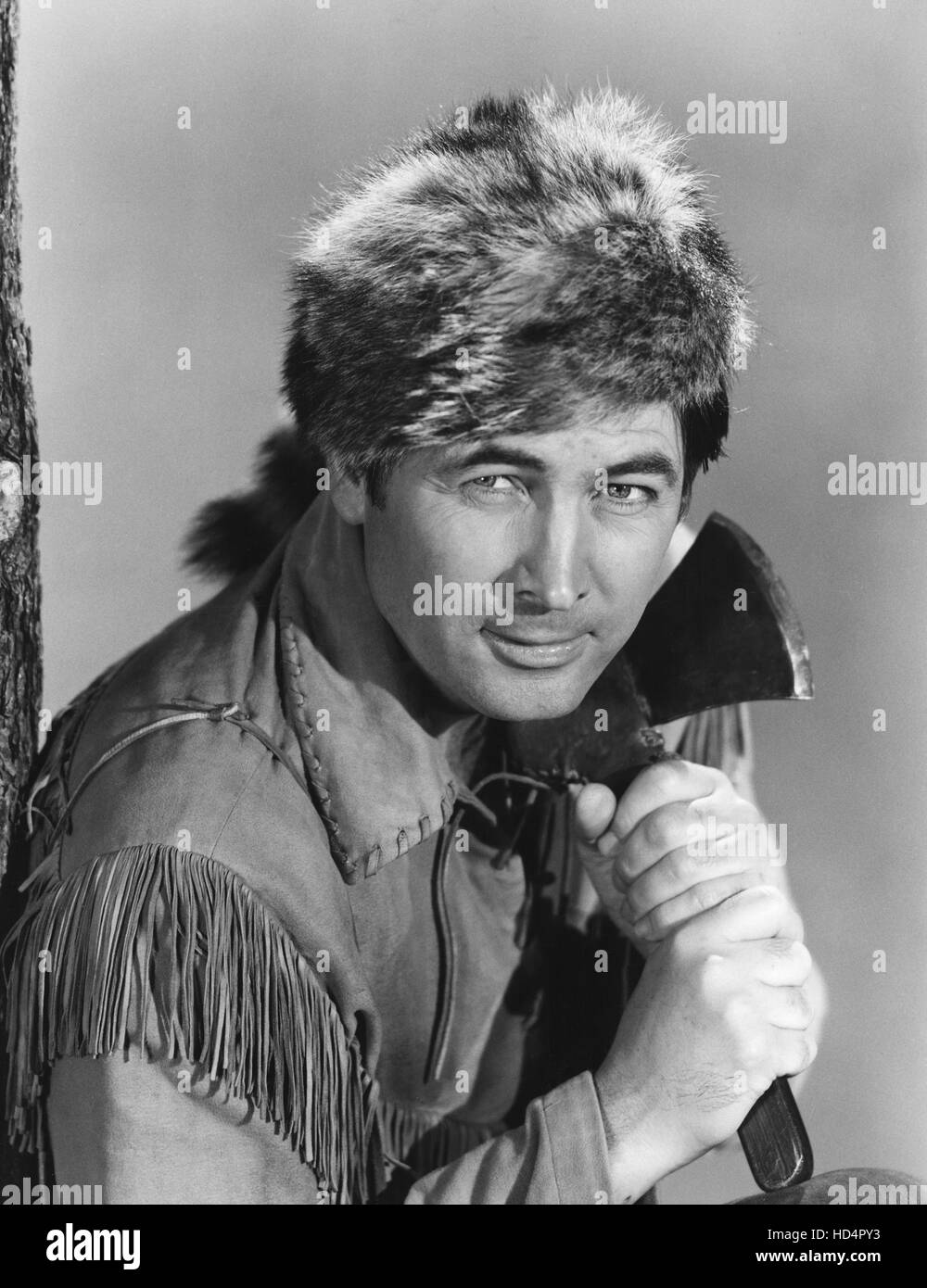 DAVY CROCKETT, Fess Parker, 1954-55 Stock Photo - Alamy