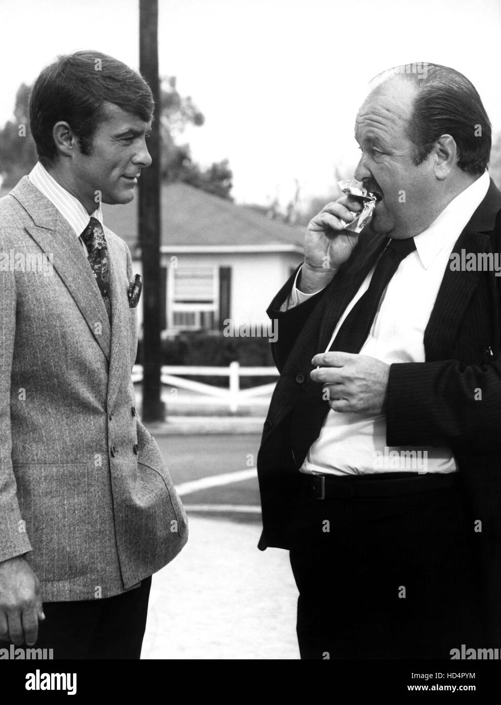 THE D.A.: CONSPIRACY TO KILL, from left: Robert Conrad, William Conrad ...