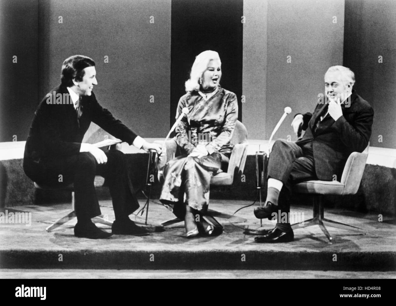 THE DAVID FROST SHOW, from left: David Frost, Ginger Rogers, former ...