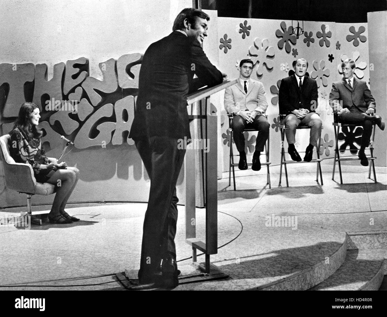 THE DATING GAME, Host Jim Lange, 1965-1986.Photo:1969 Stock Photo - Alamy