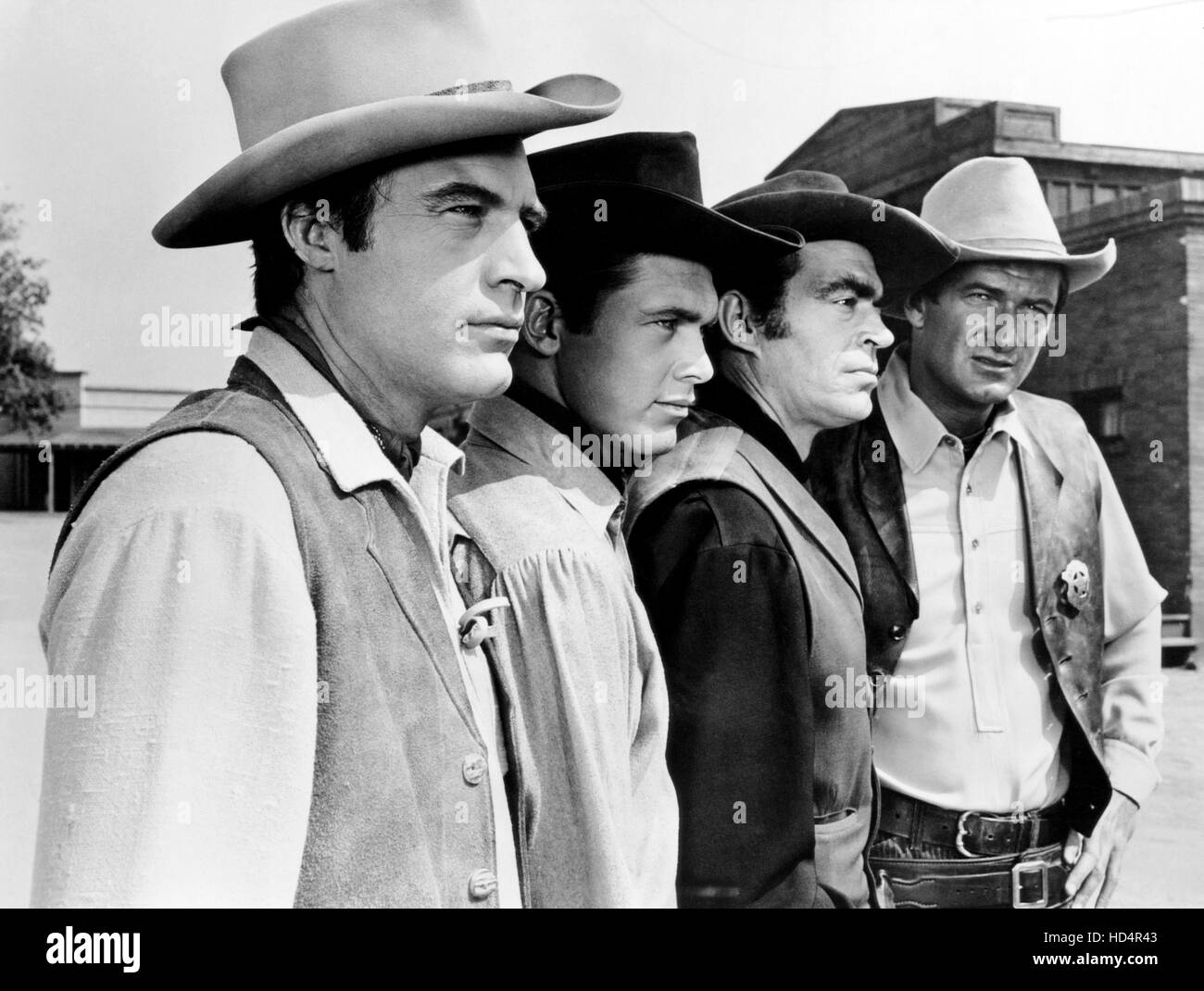 THE DAKOTAS, Larry Ward, Chad Everett, Jack Elam, Michael Greene ...